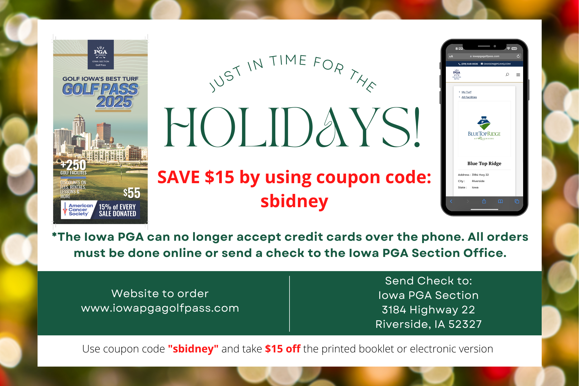 2025 Iowa PGA Golf Pass $15 Discount Coupon Code – sbidney | Sarah ...